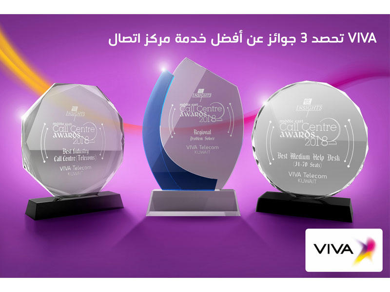 VIVA تحصد 3 جوائز في حفل «مراكز الاتصال بالشرق الأوسط» - جريدة الجريدة ...